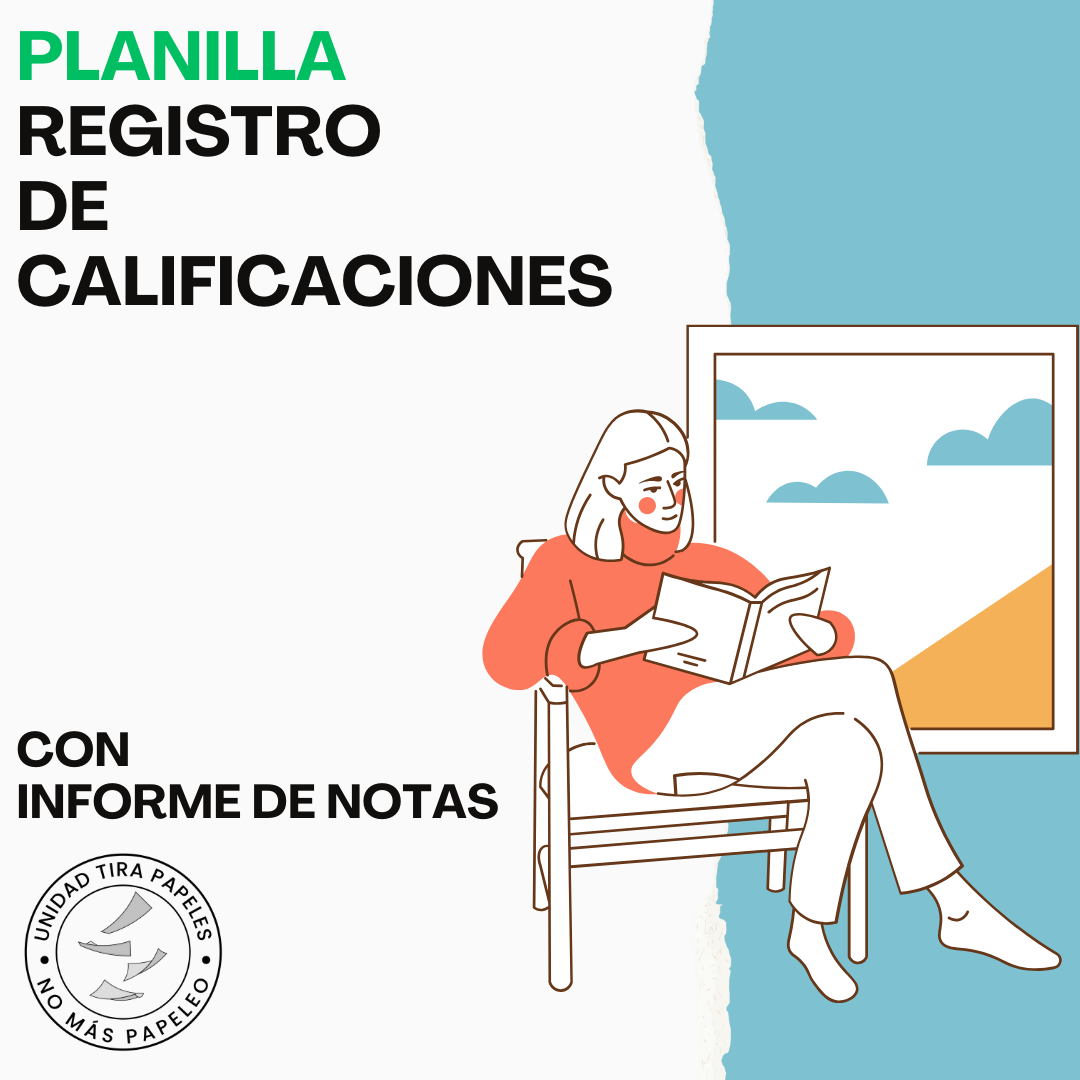 Registro de calificaciones - Unidad Tira Papeles